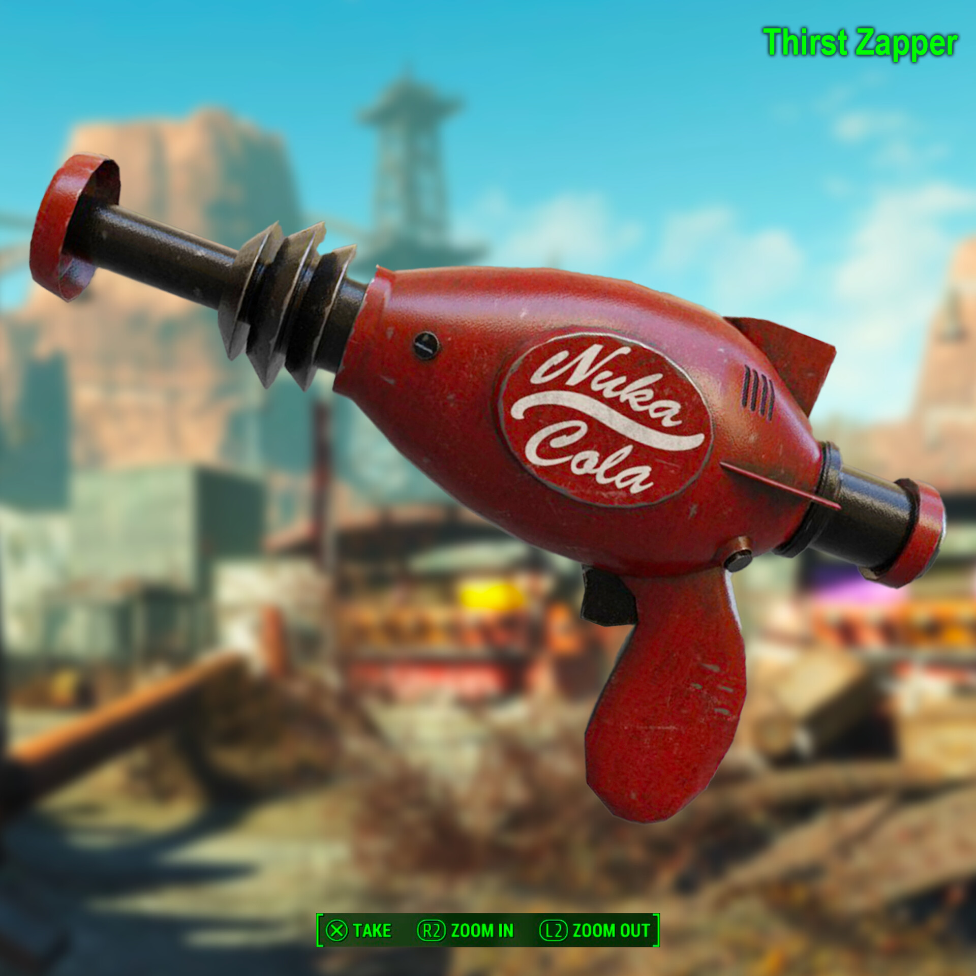 ArtStation - Thirst Zapper from Fallout 4 | 3D Weapon Model