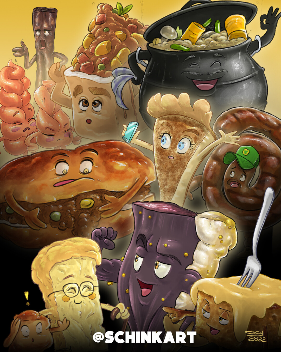 ArtStation - South African Food Characters