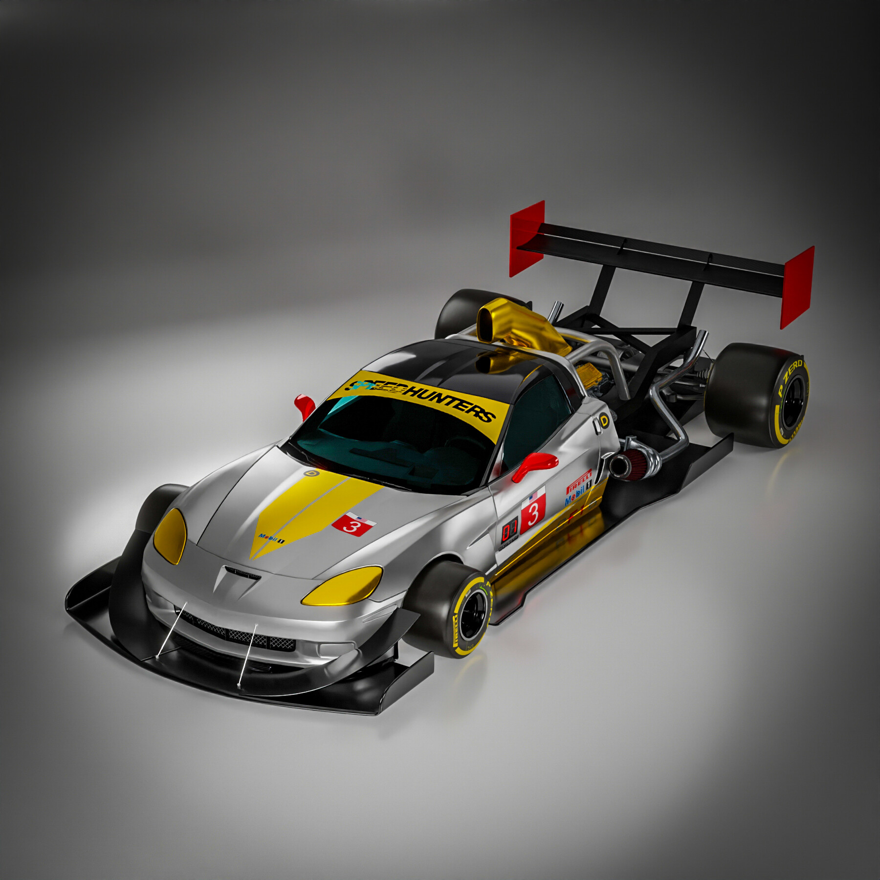 ArtStation - Chevrolet Corvette CF16.R