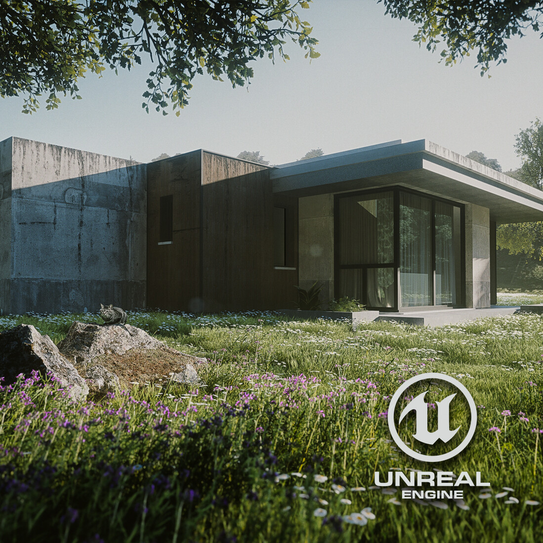 ArtStation - Bosque House - UE5 Rendering