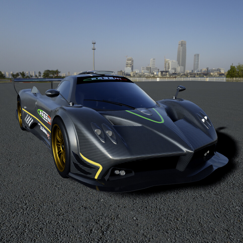 ArtStation - Pagani Zonda R (2007)