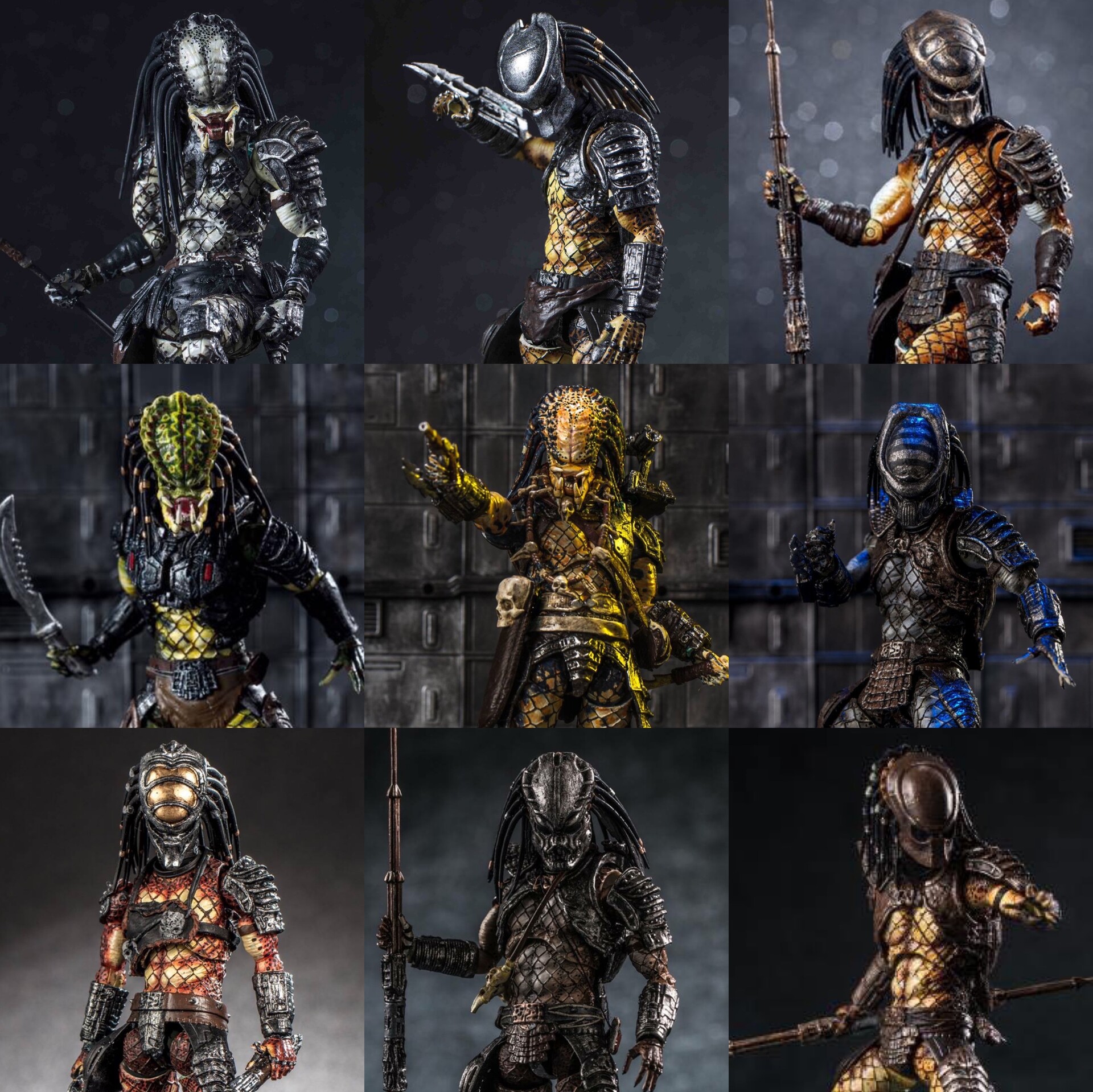 ArtStation - Hiyatoys Predator2 masterpaint lineup