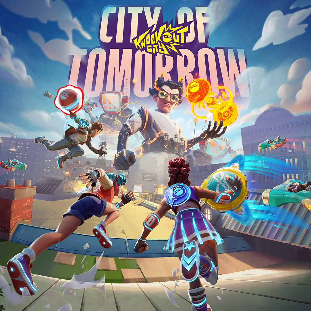 ArtStation - Keyart for the Knockout City Season 6: City of tomorrow