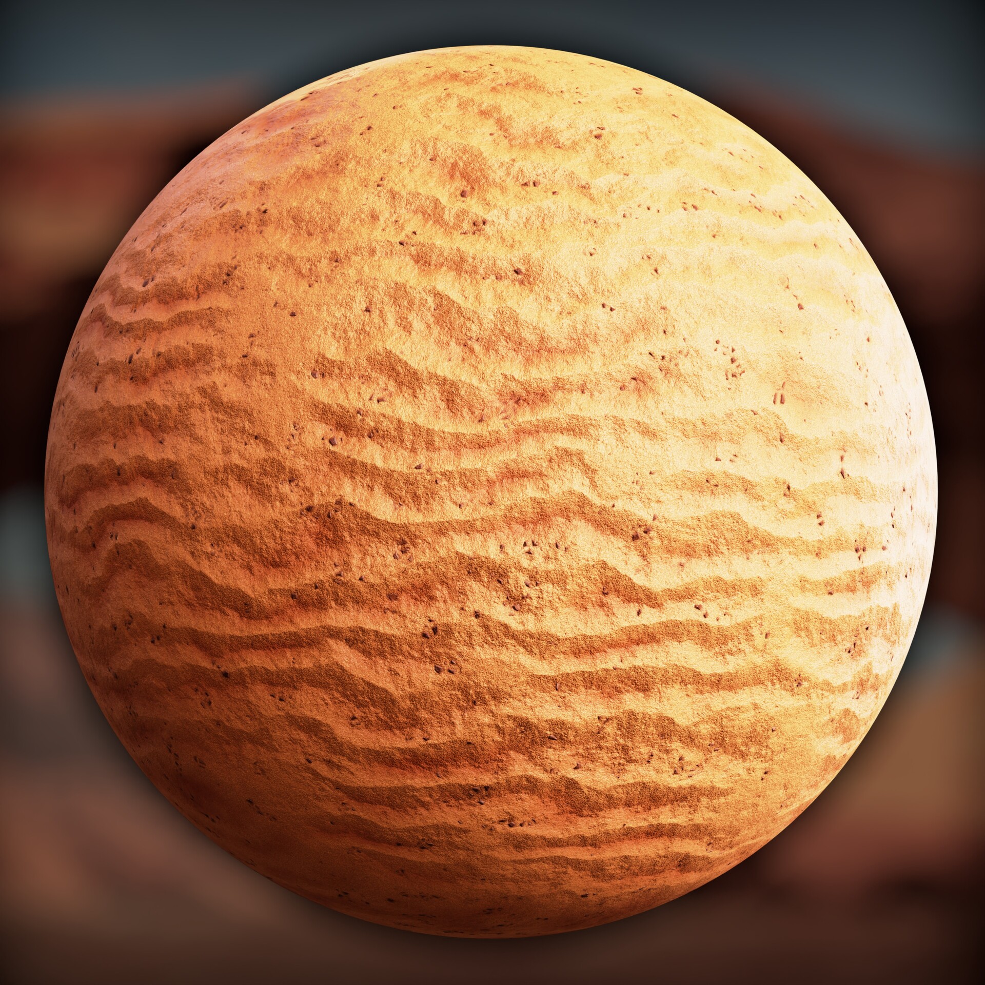 ArtStation - Procedural Desert Sand Material (Blender Tutorial)