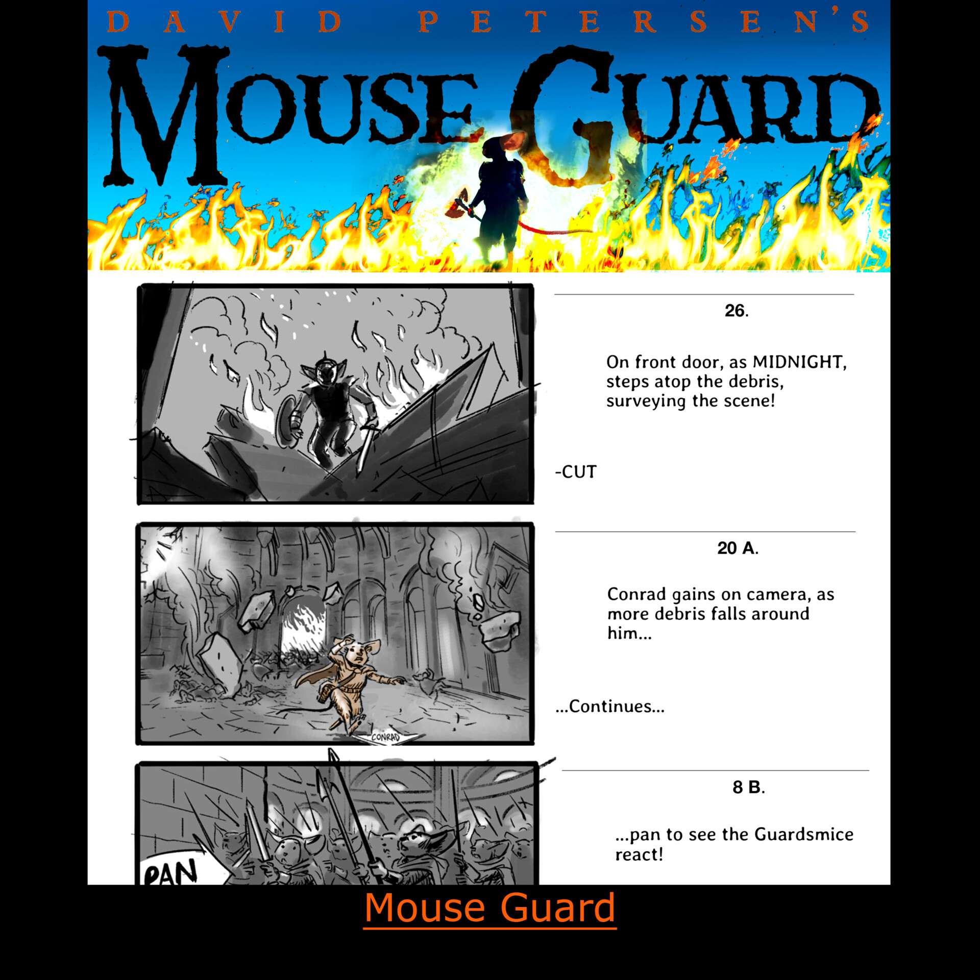 TheStoryBoardArtist.com - Mouse Guard: Opening