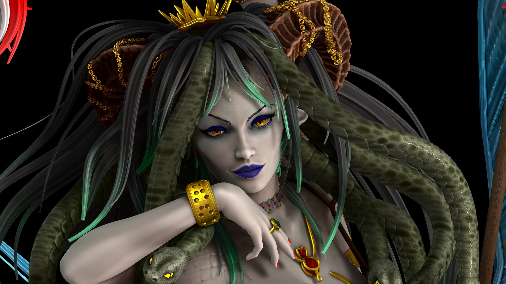 ArtStation - Mermaid snake