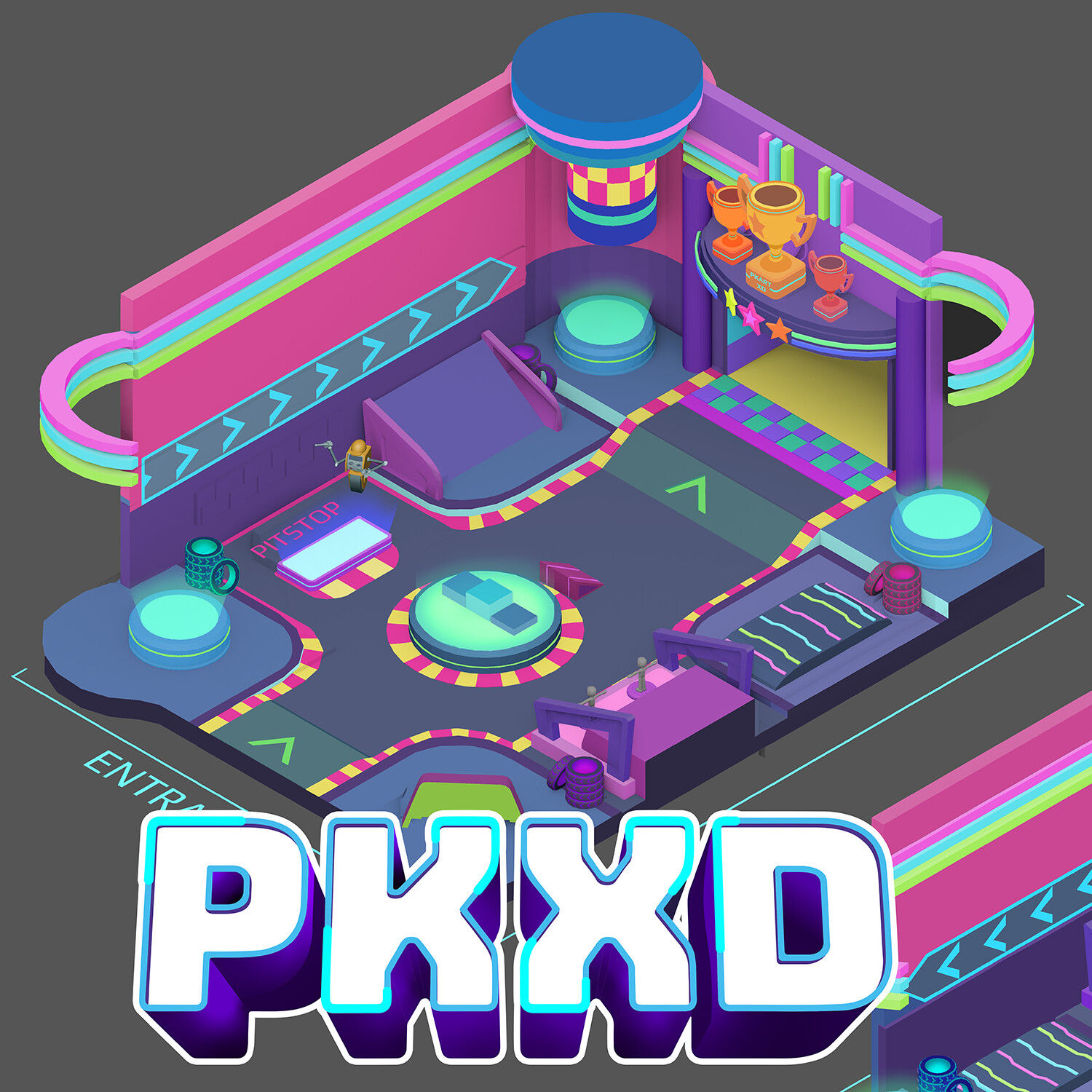 ArtStation - Vehicles Store - interior concept art - PKXD