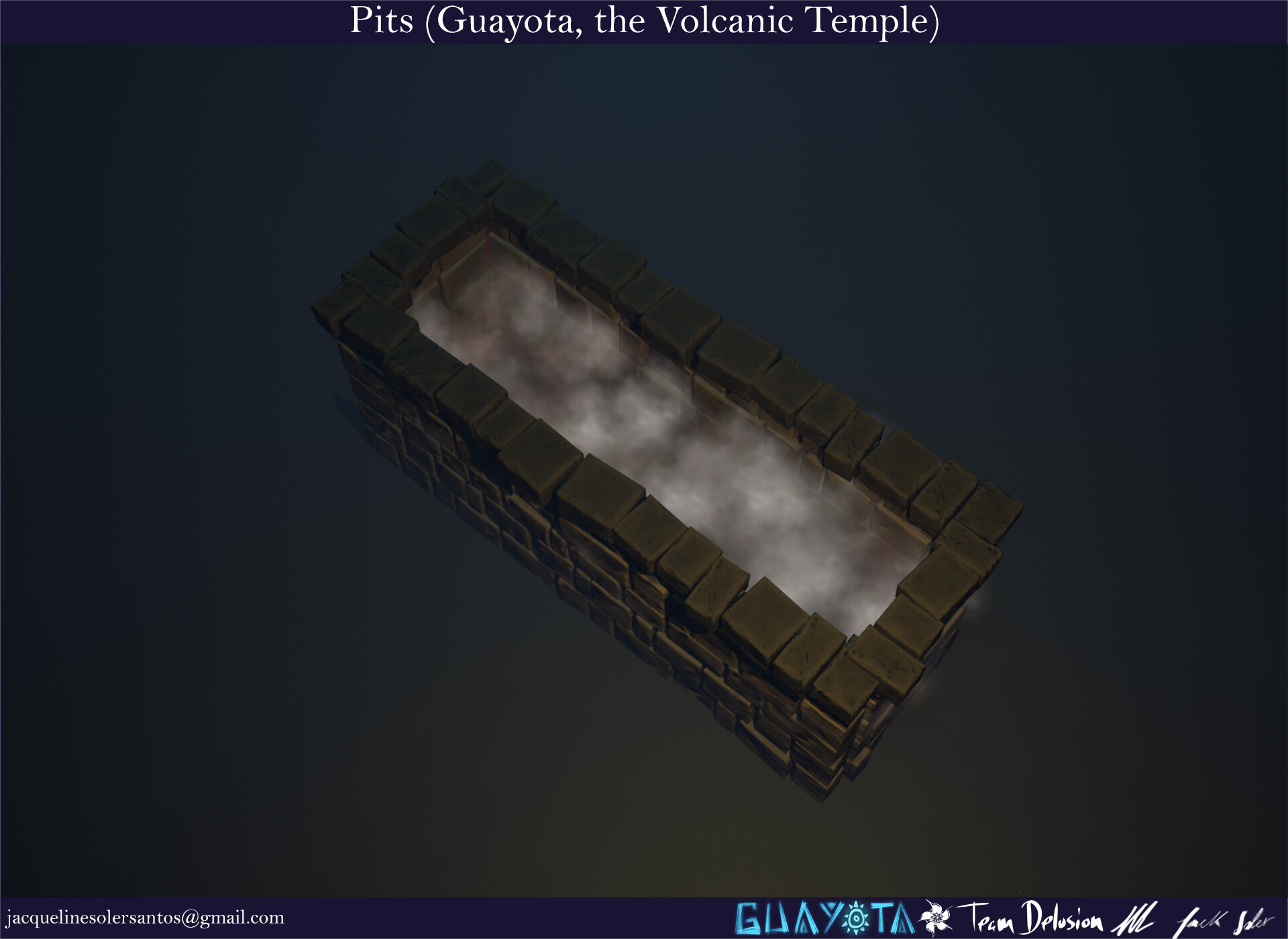 ArtStation - Pits (Guayota, the Volcanic Temple)