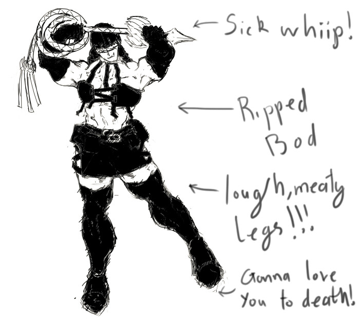 ArtStation - Buff, Wrestler-Gal