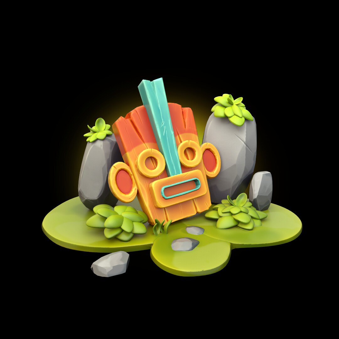 ArtStation - Tiki Mask