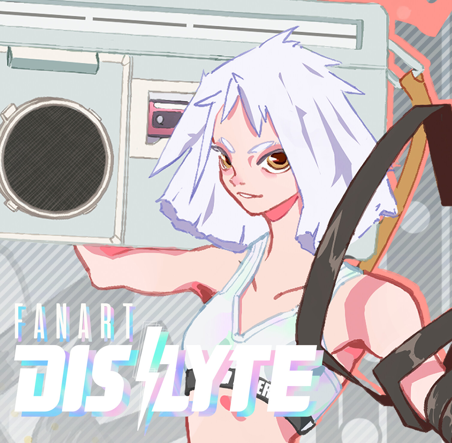 ArtStation - TAPE | DISLYTE Fan art Character design - School project