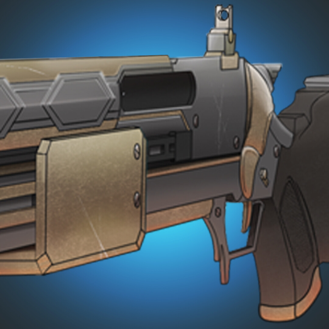 ArtStation - Drake Ranger Rifle 2