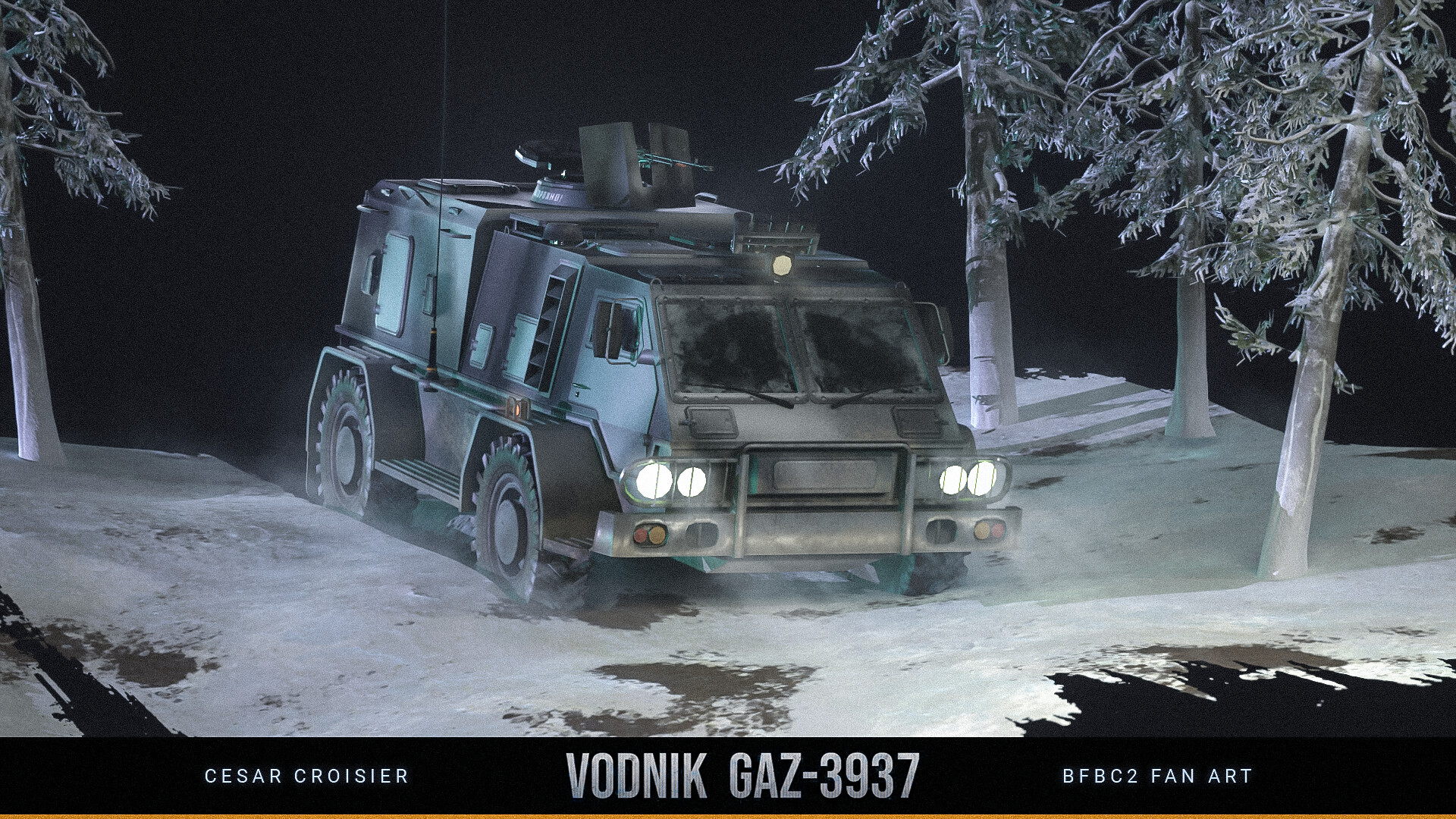 ArtStation - Vodnik GAZ-3937