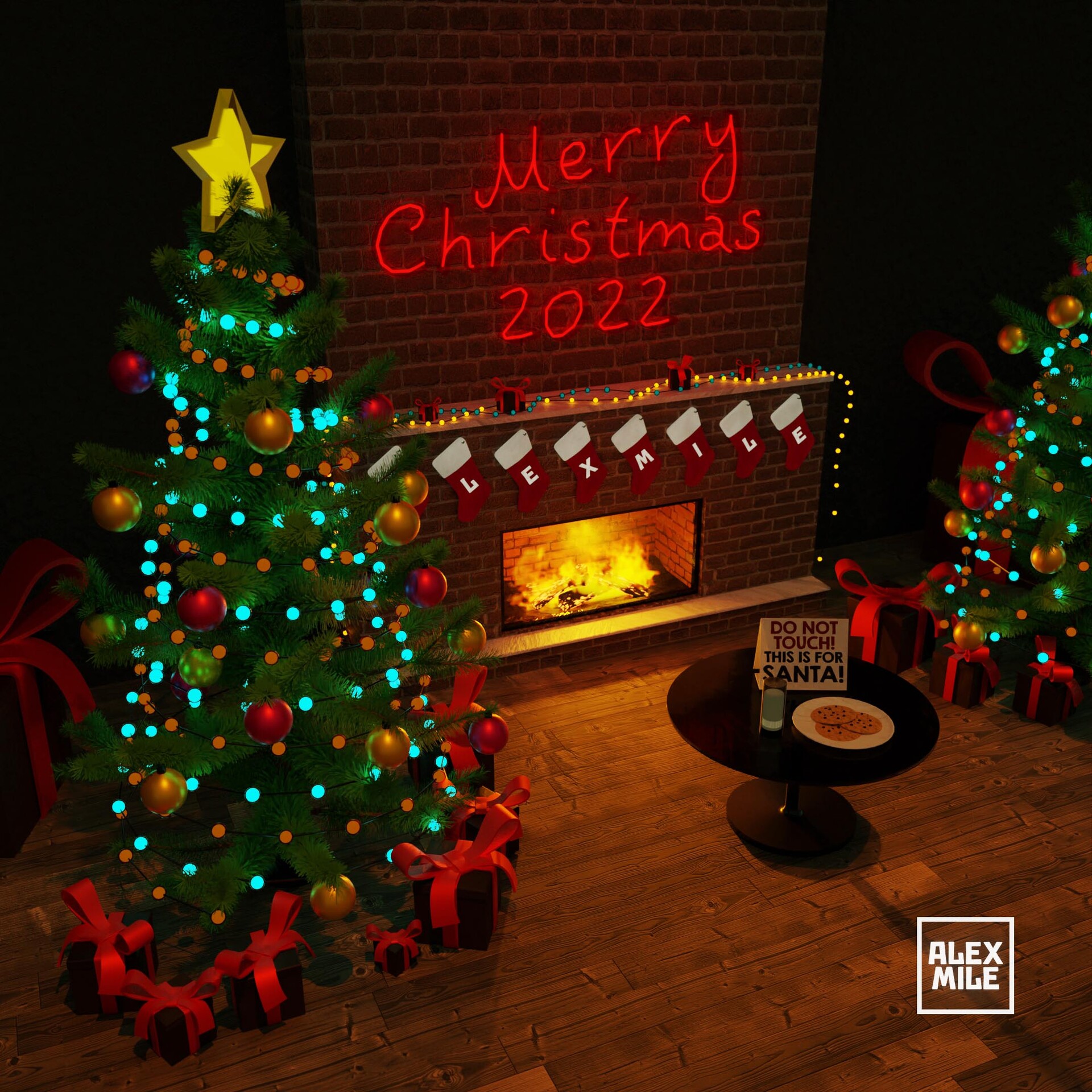 ArtStation - Merry Christmas 2022 // by alexmile