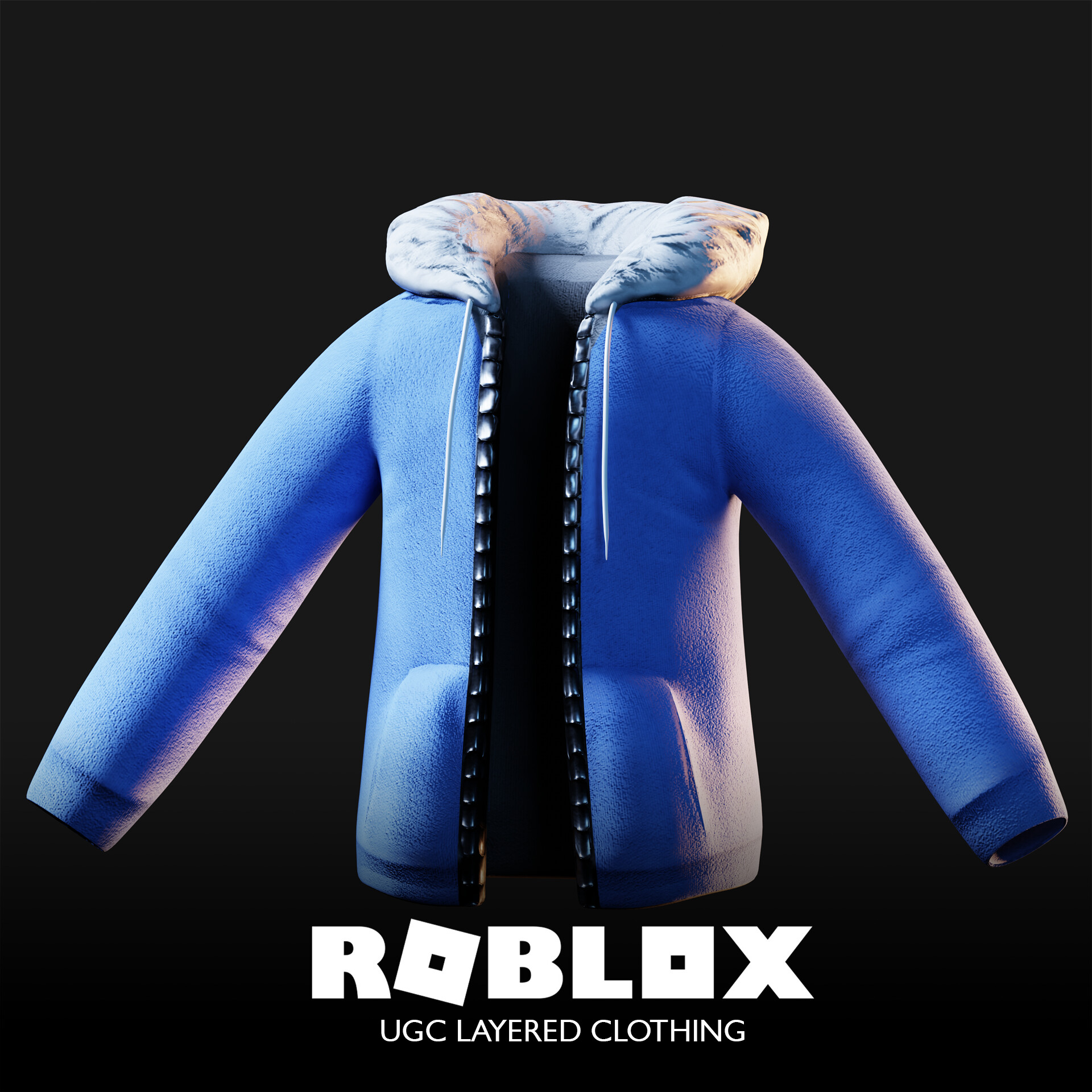 ArtStation - Roblox UGC Layered Clothing (Fur Hoodie)