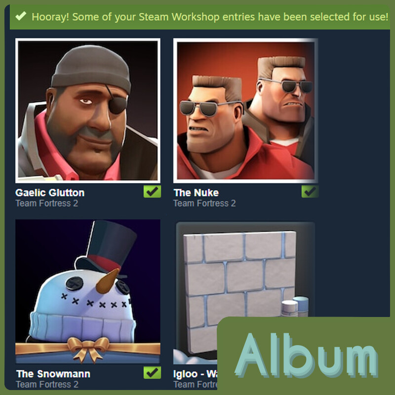 ArtStation - Official Team Fortress 2 items I've contributed to