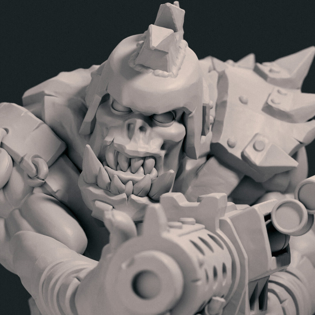 ArtStation - Orc 009.STL