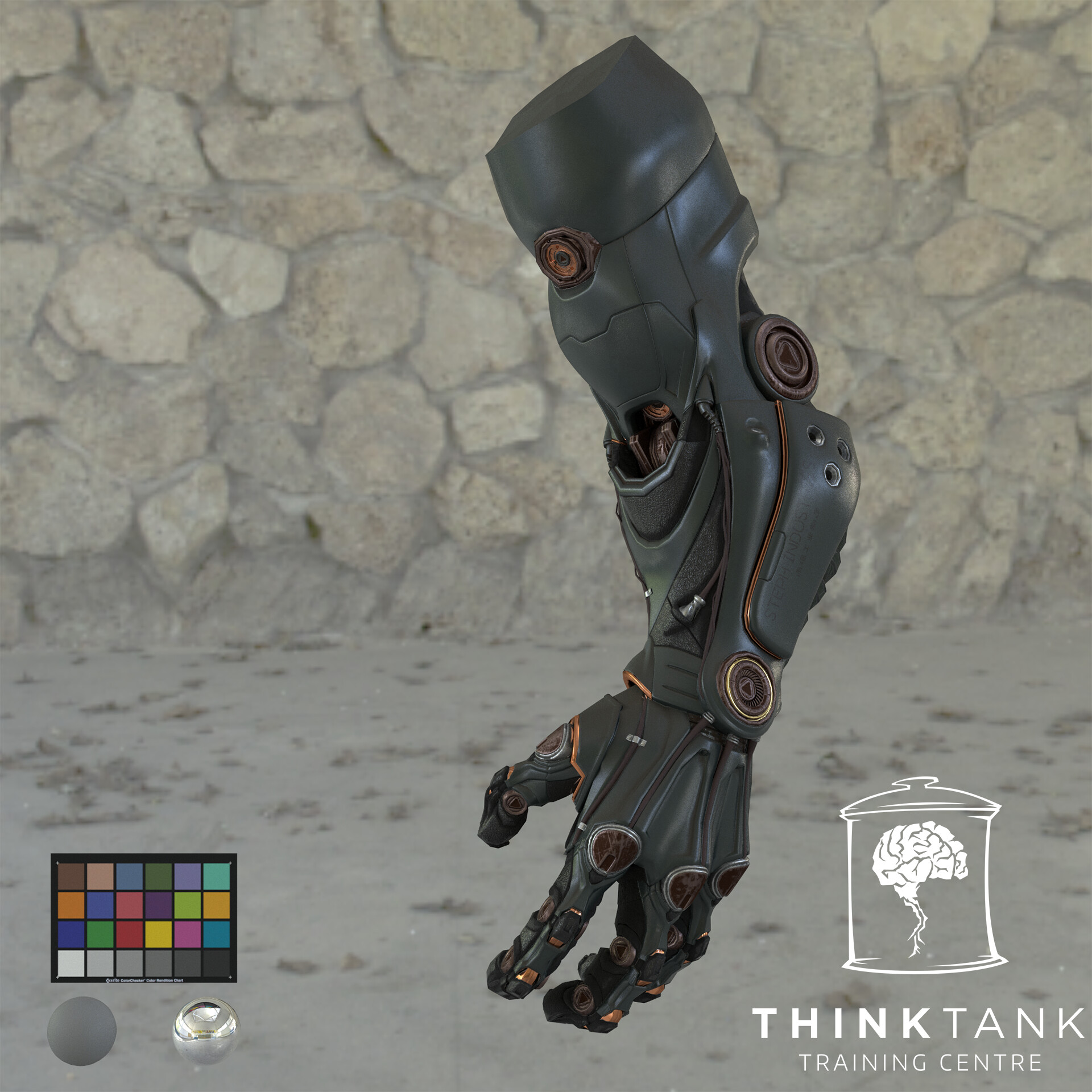ArtStation - Texture/LookDev Practice - Robot Arm