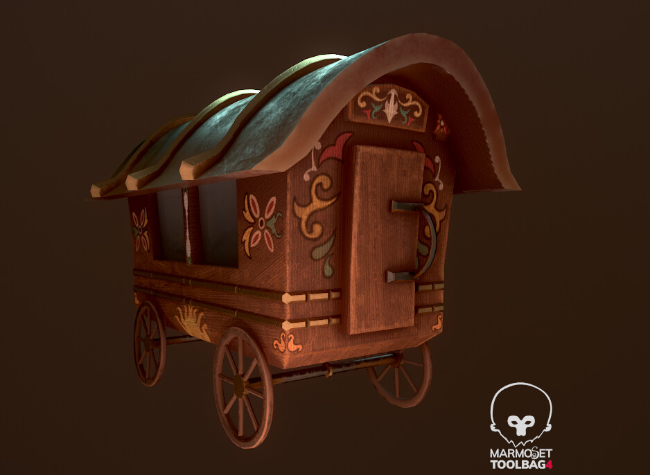 ArtStation - Vardo Romani - Gypsy Wagon