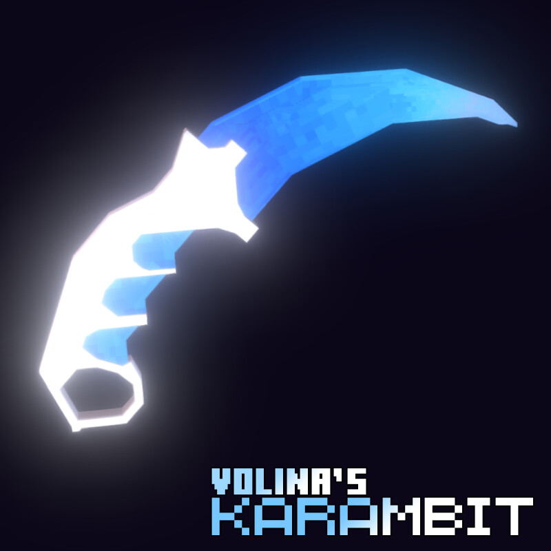ArtStation - Minecraft Karambit Knife