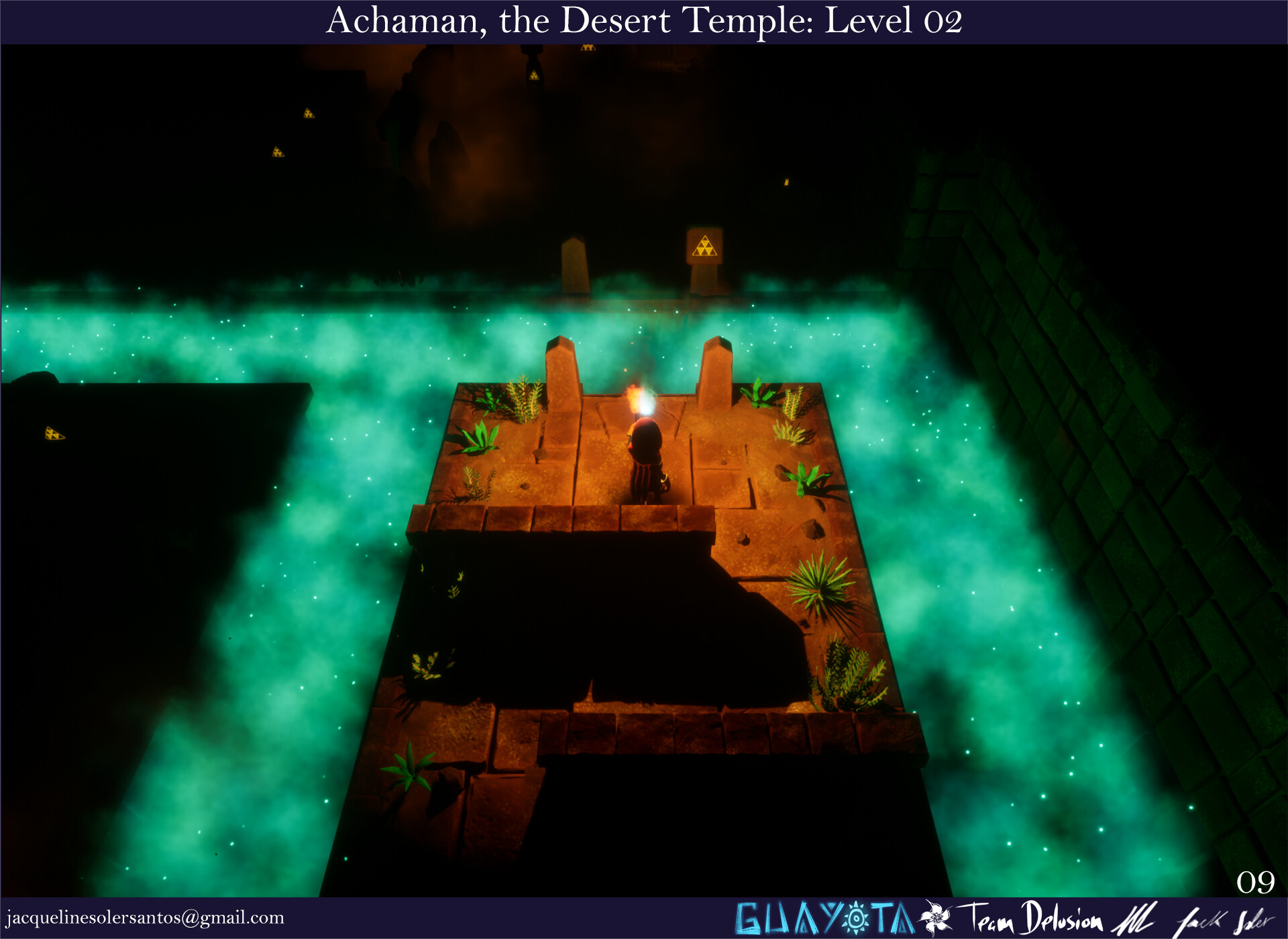 ArtStation - Achaman, The Desert Temple: Level 02