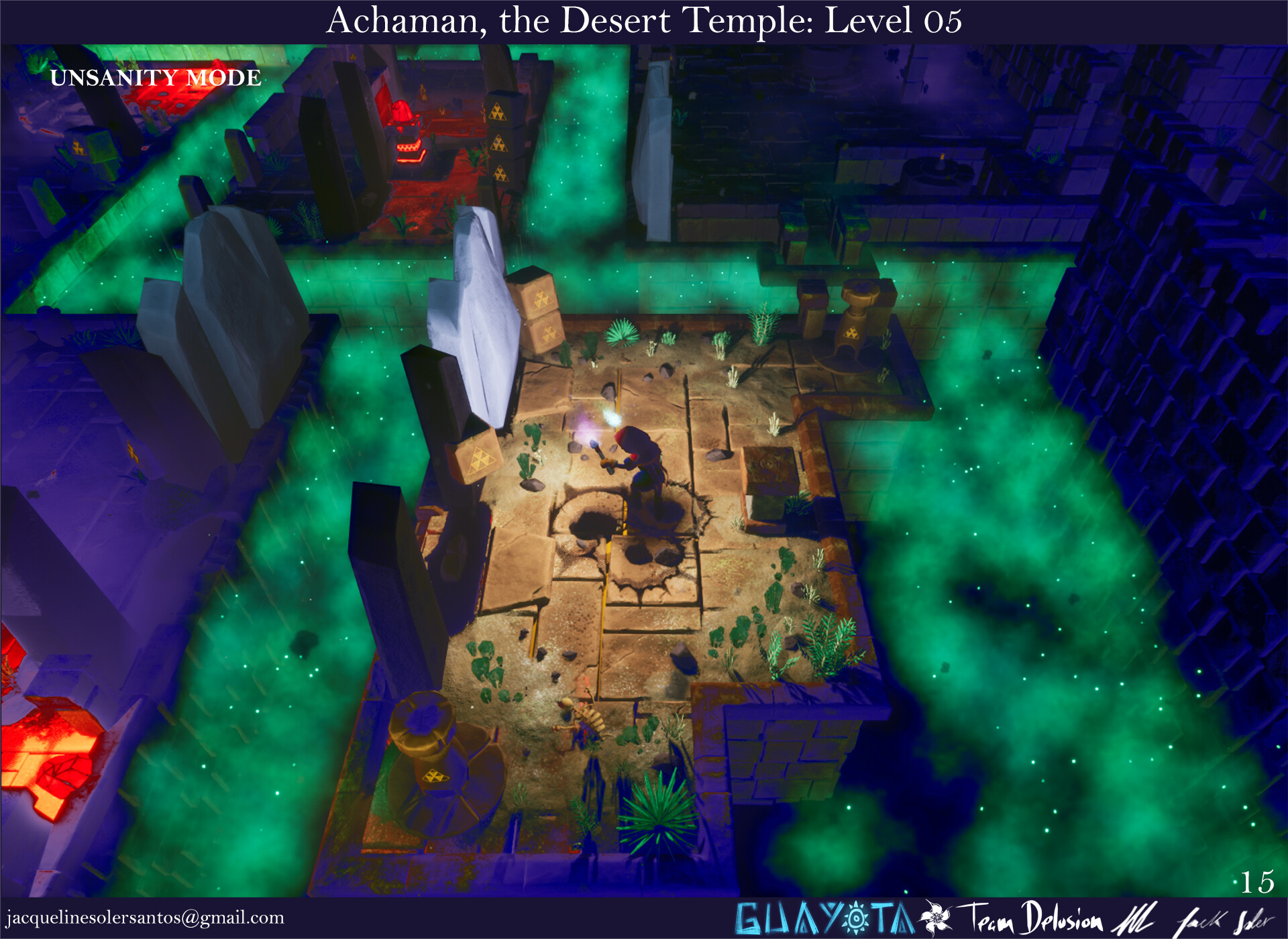 ArtStation - Achaman, The Desert Temple: Level 05