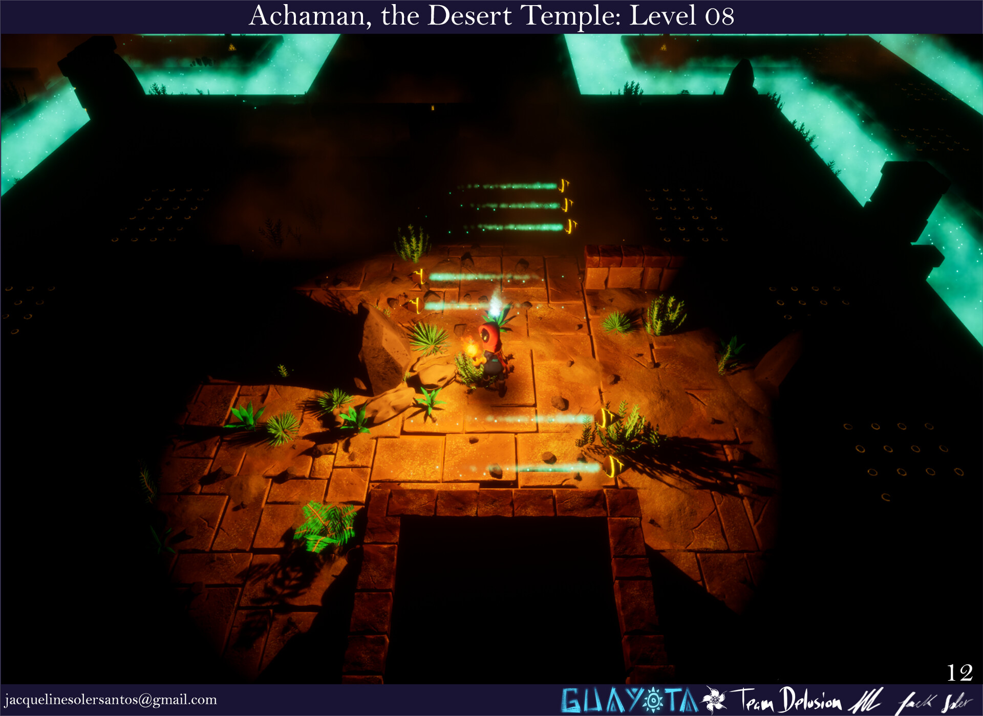 ArtStation - Achaman, the Desert Temple: Level 08