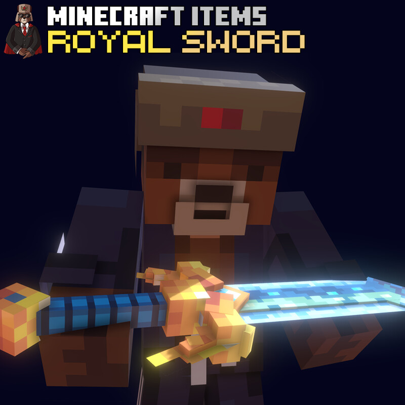 ArtStation - Minecraft Royal Sword