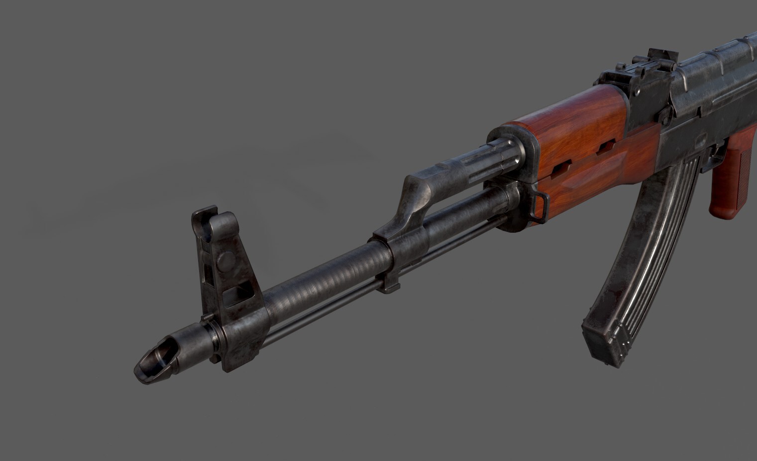 ArtStation - WIP: AKM Game Asset