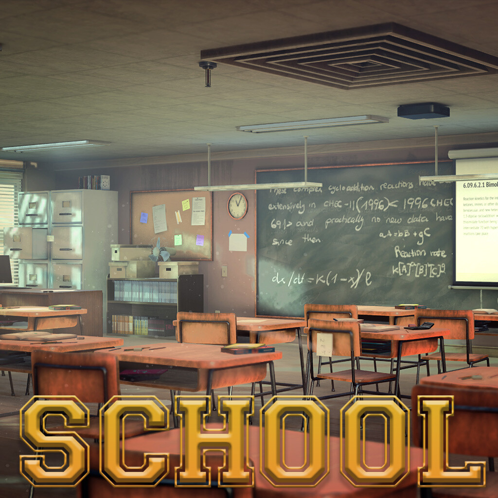 ArtStation - School 3D Environment