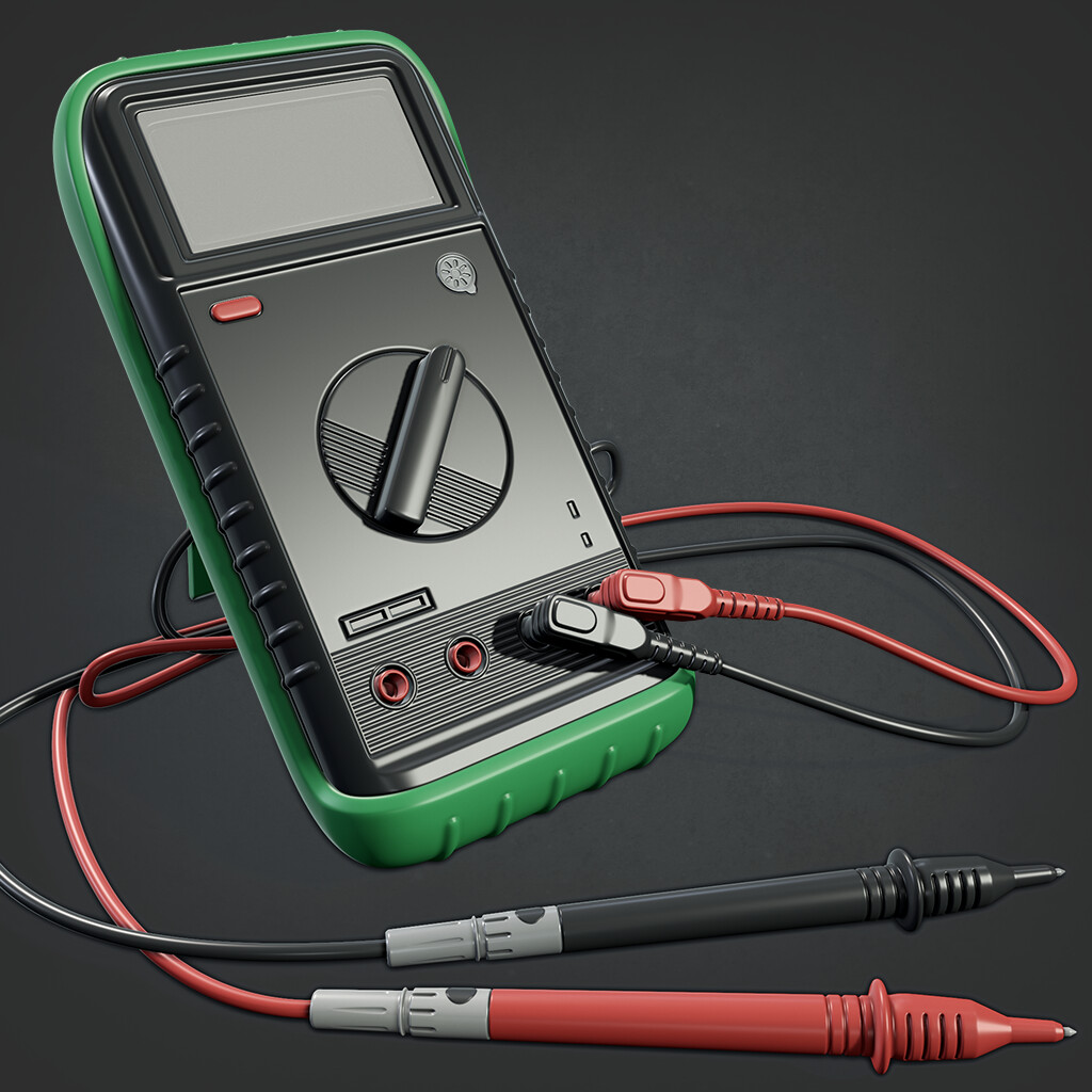 ArtStation - Multimeter highpoly model