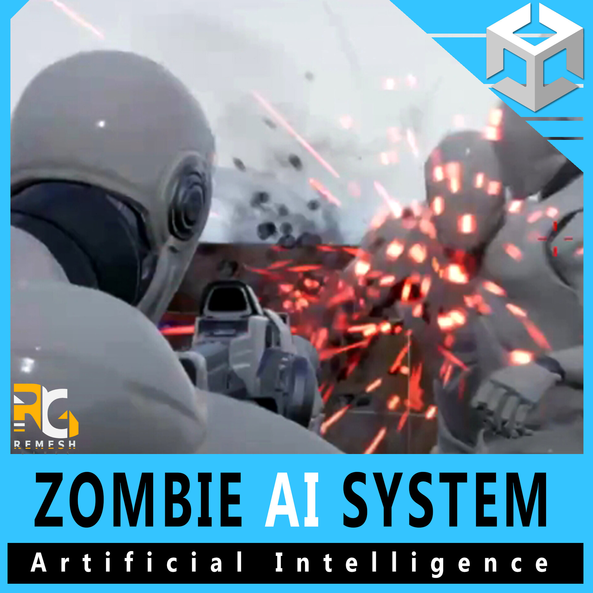 Artstation Zombie Ai System Unity Asset Store