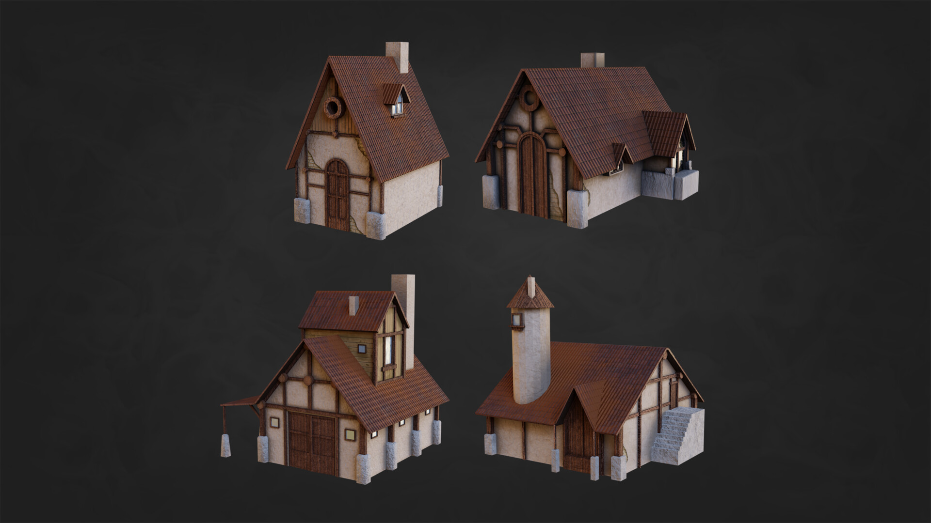 ArtStation - Medieval Village Assets (Game Ready)