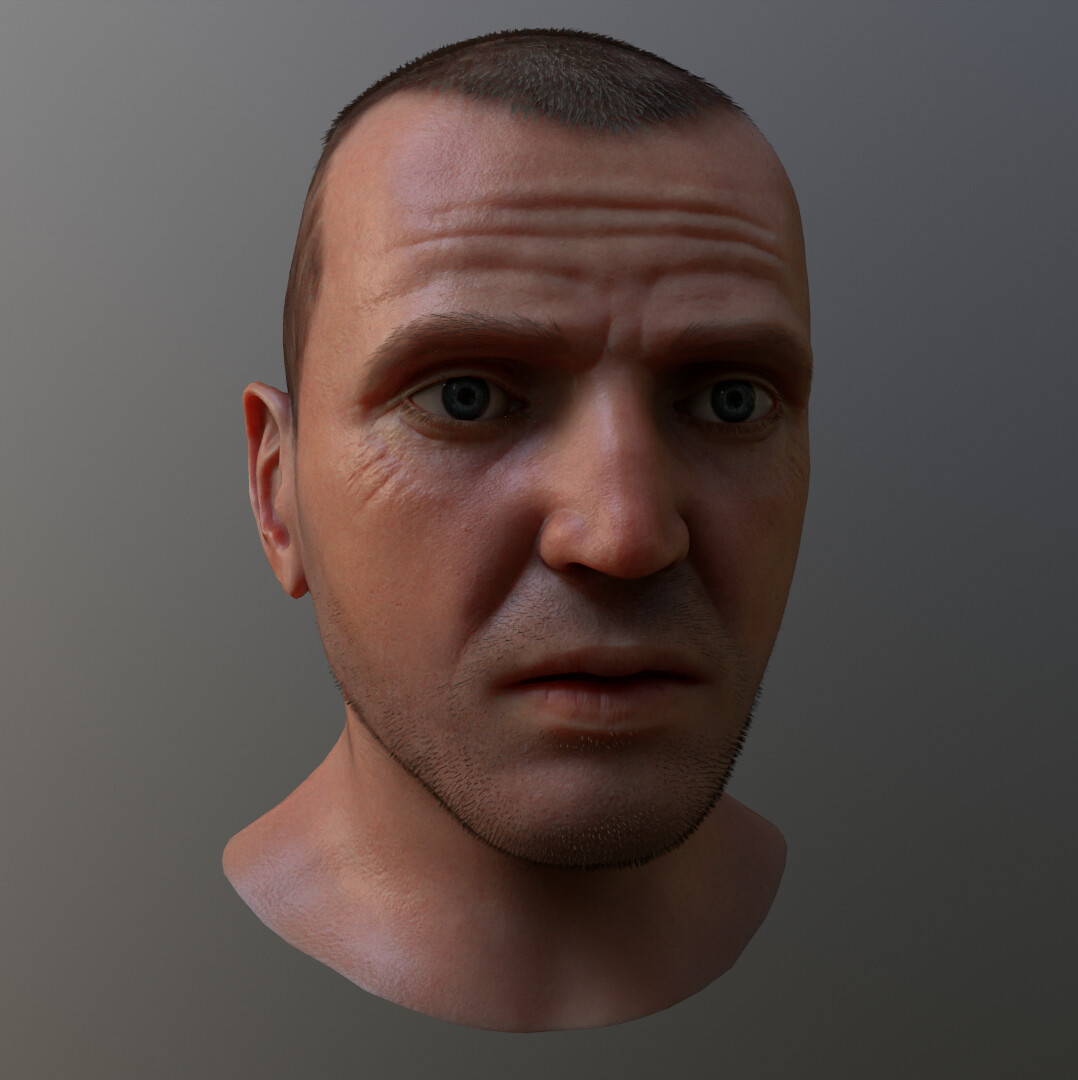 ArtStation - Game character head
