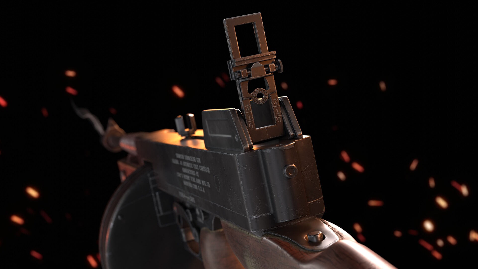 ArtStation - Thompson submachine gun