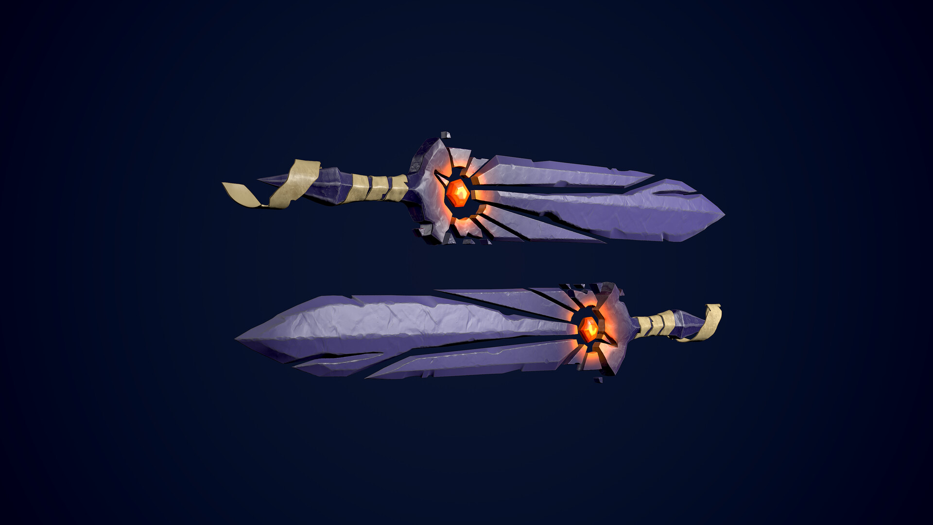 ArtStation - Stylized Fragmented Sword