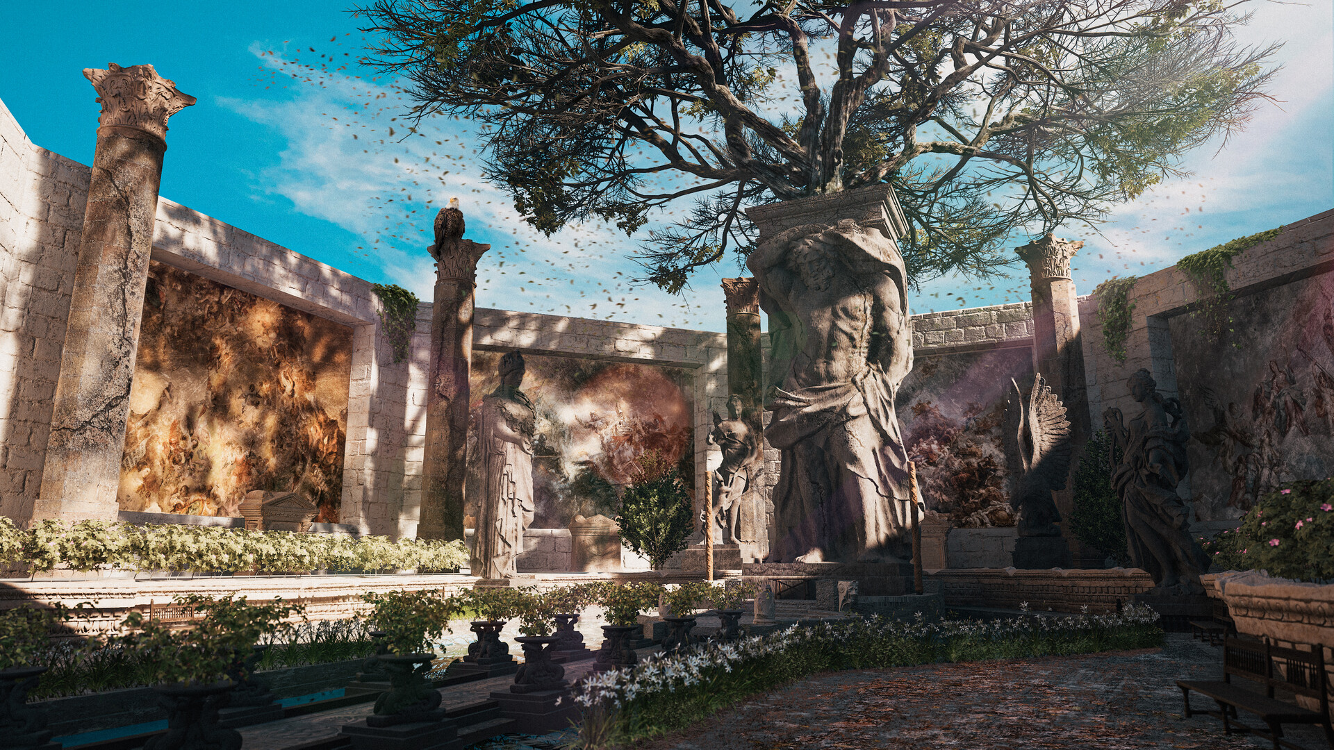 ArtStation - A Sacred Garden made in Unreal Engine 5 and Photoshop