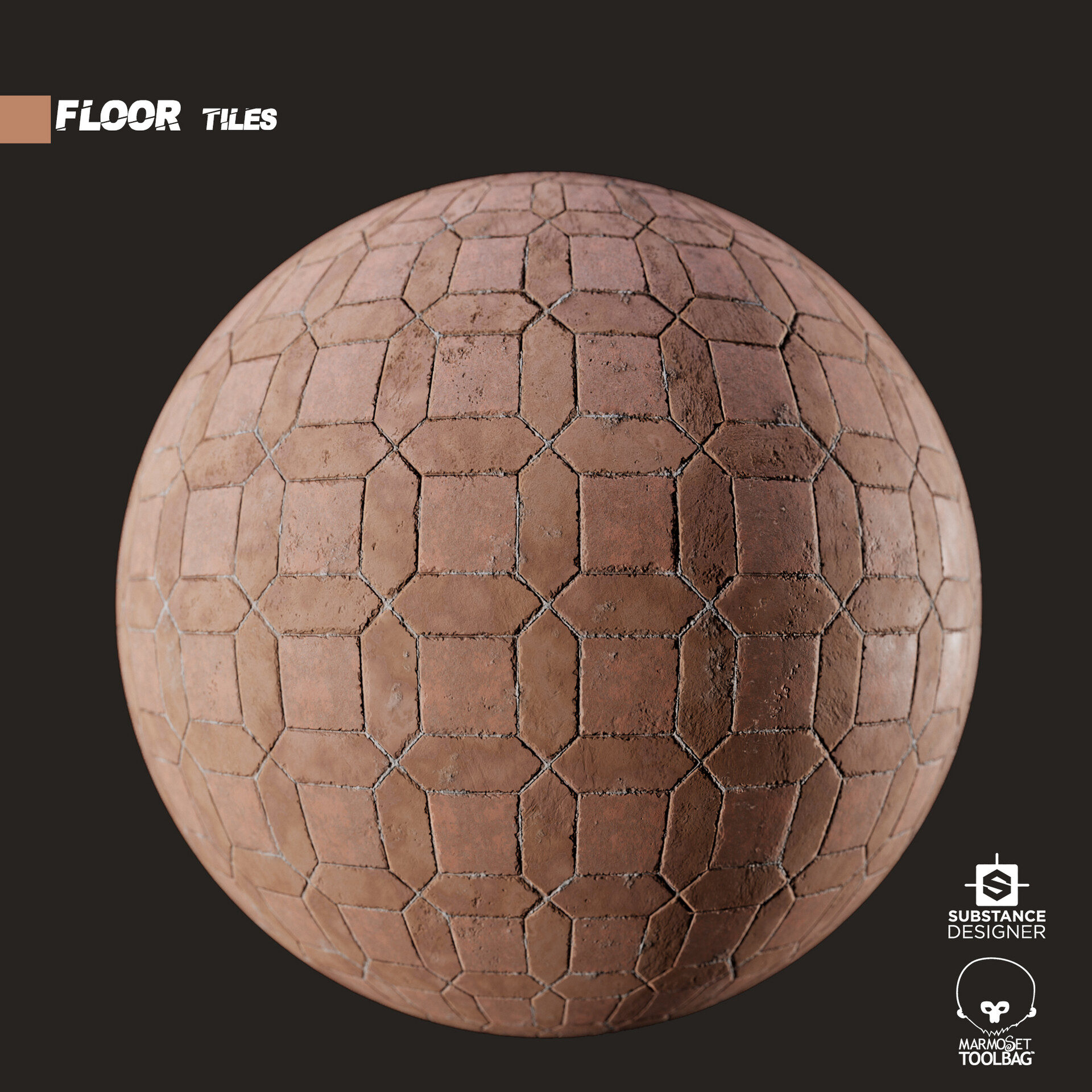 ArtStation - Floor Tile material
