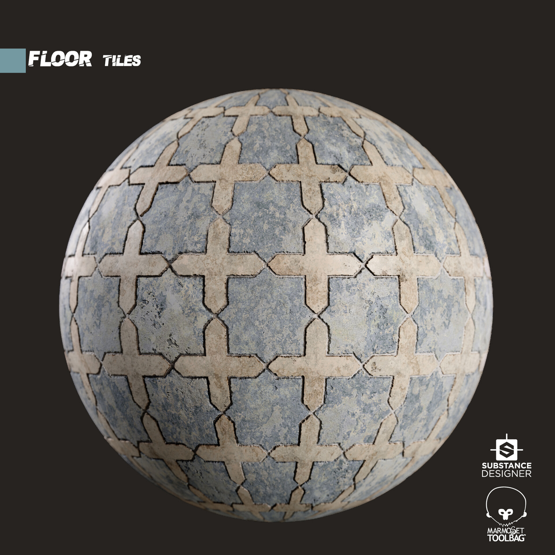 ArtStation - Floor Tile material