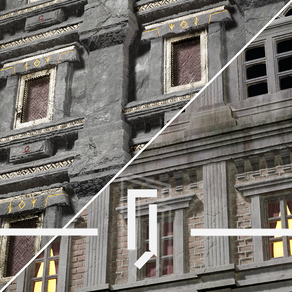 ArtStation - Substance Designer Learning Pratice ( Spanish Building ...