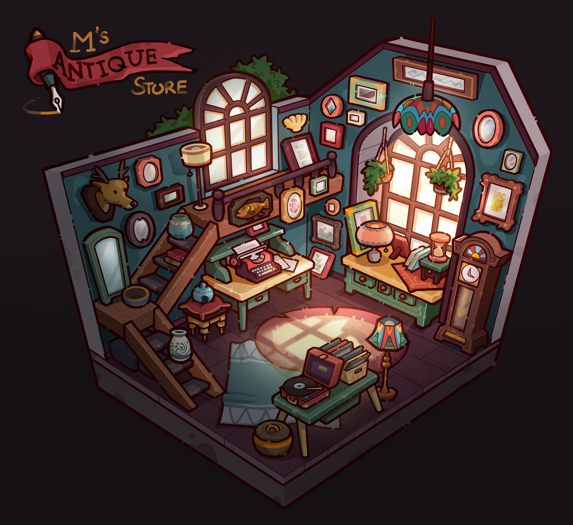 Thanh Do - M's Antique Store | Concept Art