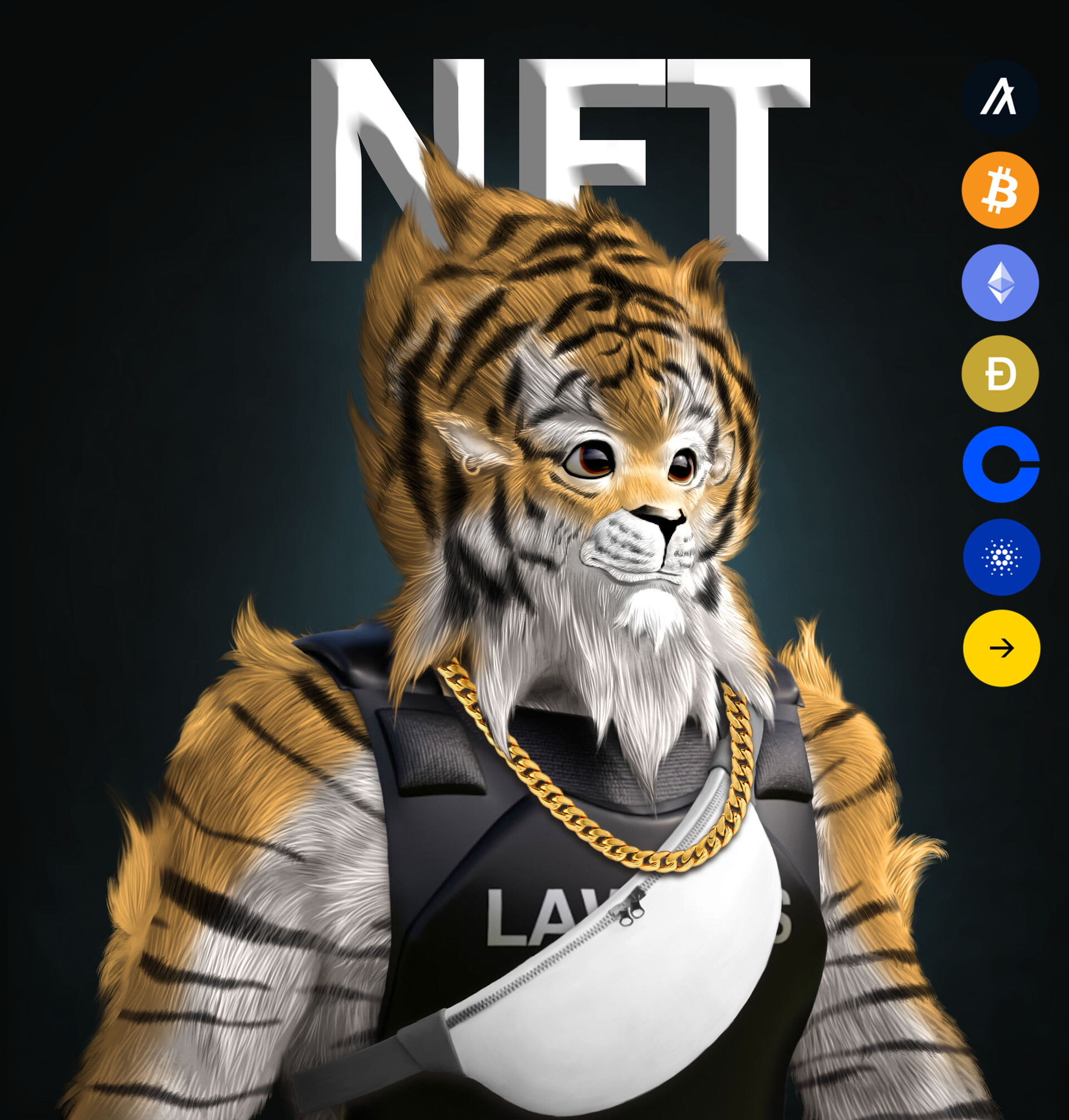 ArtStation - NFT Art | Unique Lawless Lions