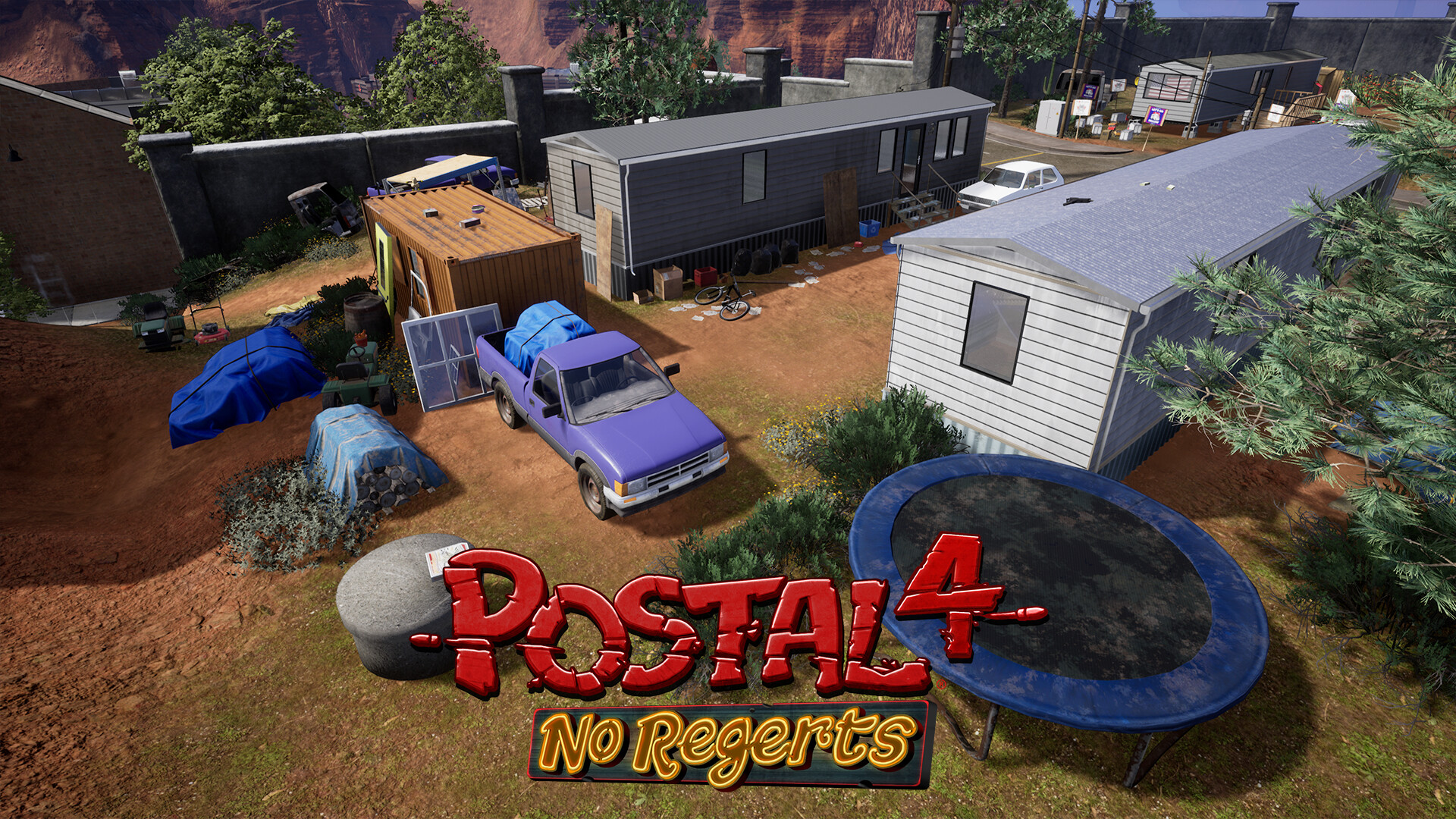 ArtStation - Postal 4 Level Art - Trailer Park Part 2