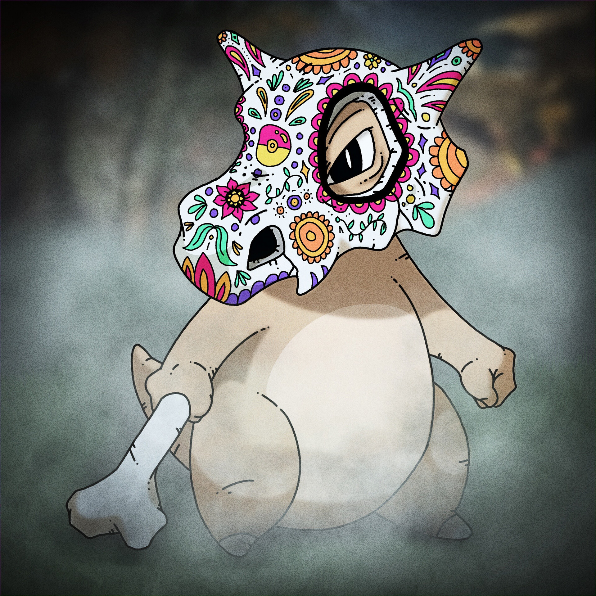 ArtStation - Cubone: Day of the Dead Variant