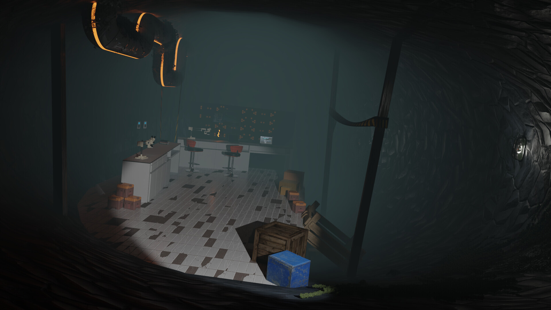 ArtStation - Cave lab