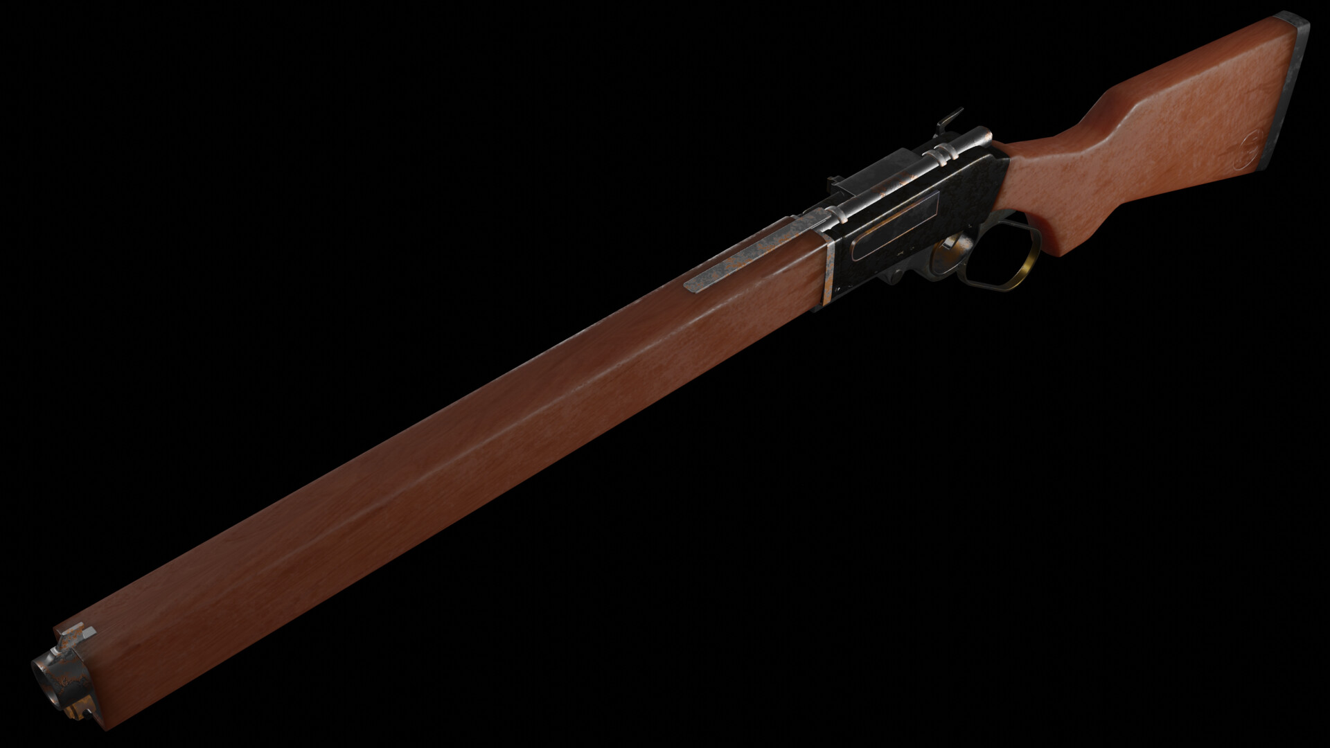 ArtStation - Lever Action Rifle - Marlin Rifle