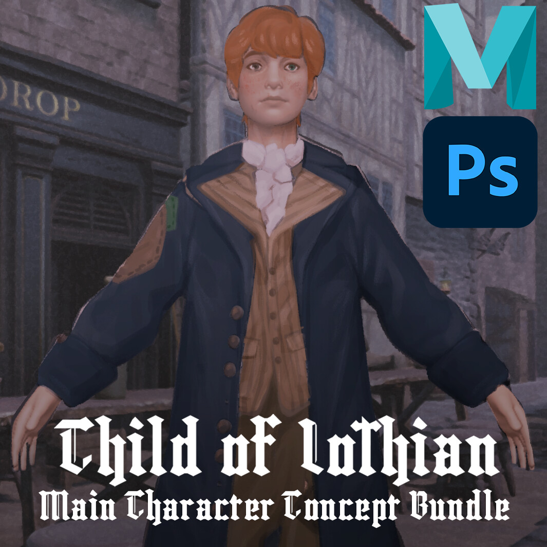 ArtStation - [2D/3D] Child of Lothian - Kat Concept Bundle