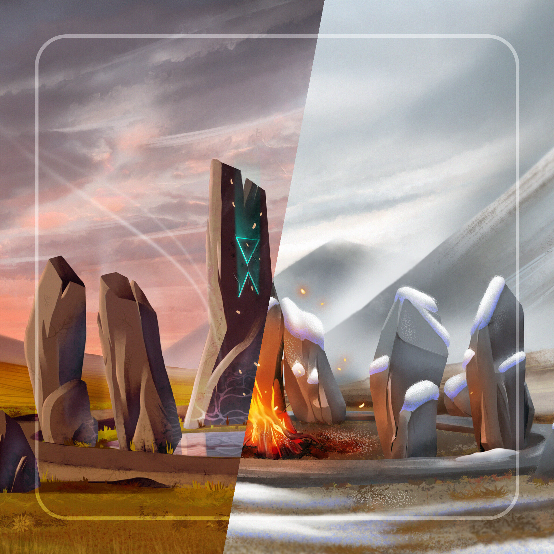 ArtStation - Mystic stones