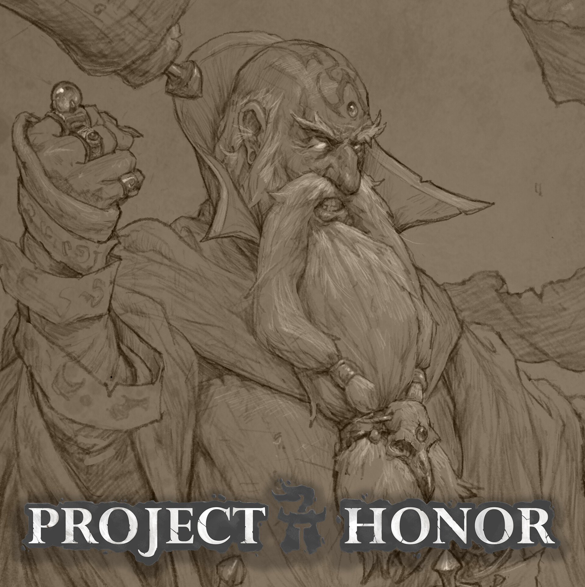 ArtStation - Project Honor Wizard concepts