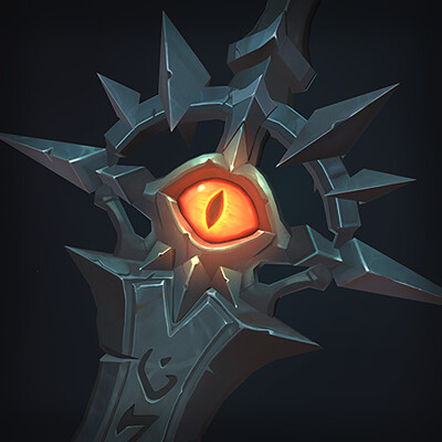 ArtStation - Stylized Eye Sword